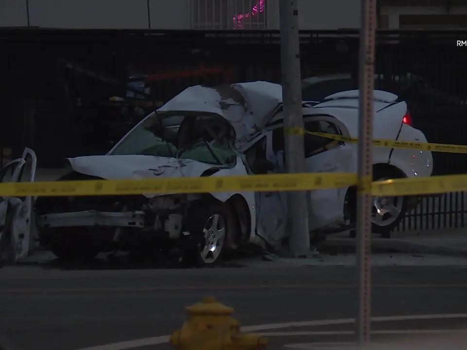 Driver Slams Into Car Killing One Of The Men Who Robbed Him Police Say