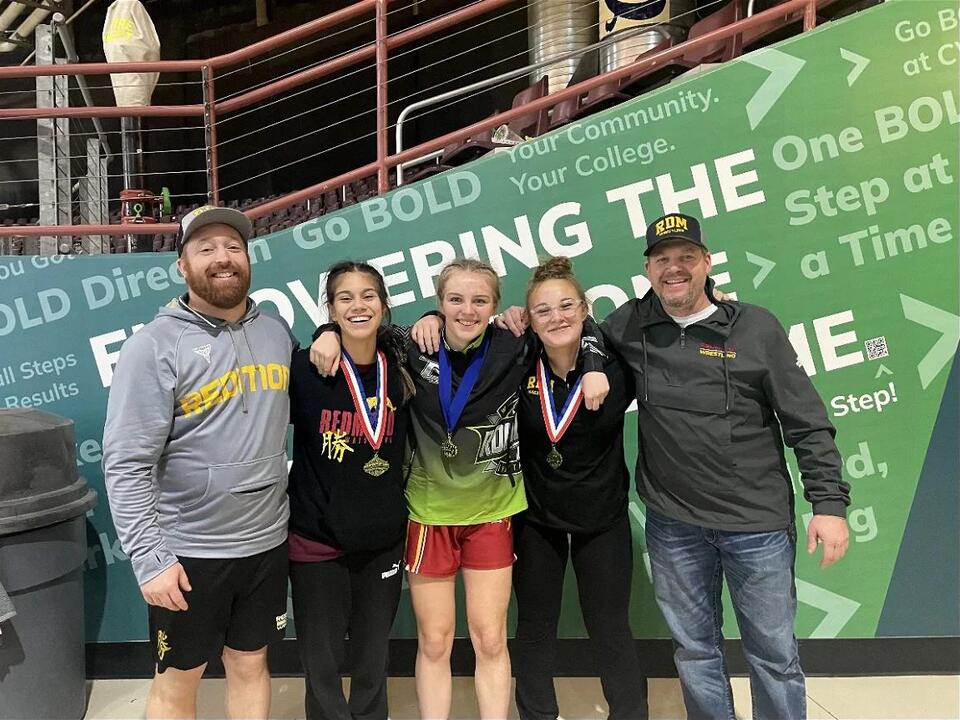 Record high Redmond girls wrestling team looking forward to state ...