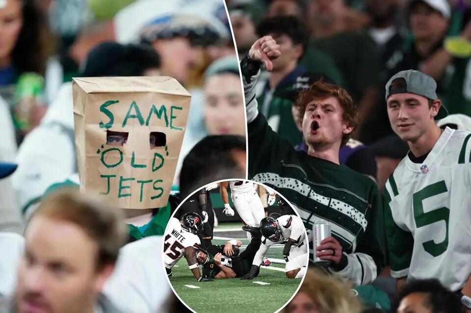 Jets fans mercilessly boo team, loudly chant ‘sell the team’ after ...