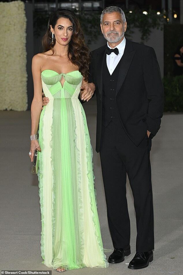 George Clooney hits red carpet with glam wife Amal as couple turn out ...