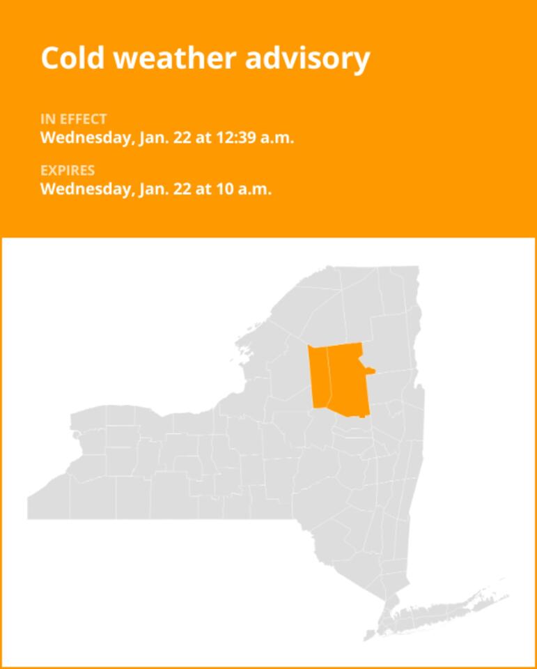 NY weather update: Herkimer and Hamilton counties under a cold weather ...
