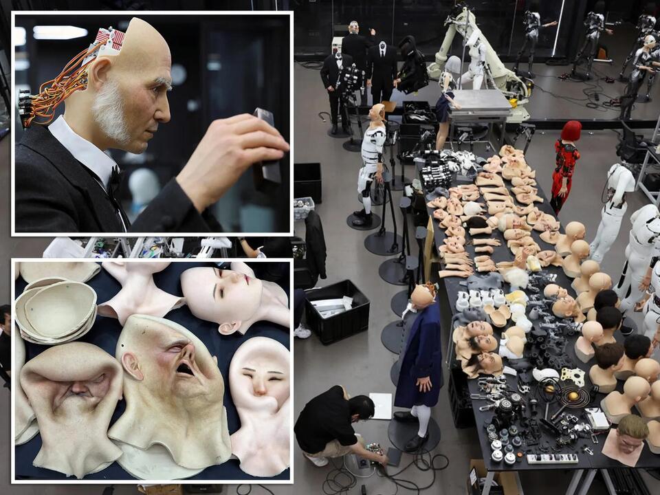 Chinese company develops human-like robots that can display complex ...