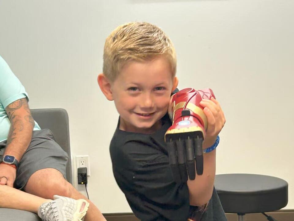 Boy, five, born without hand becomes world’s youngest to get bionic ...