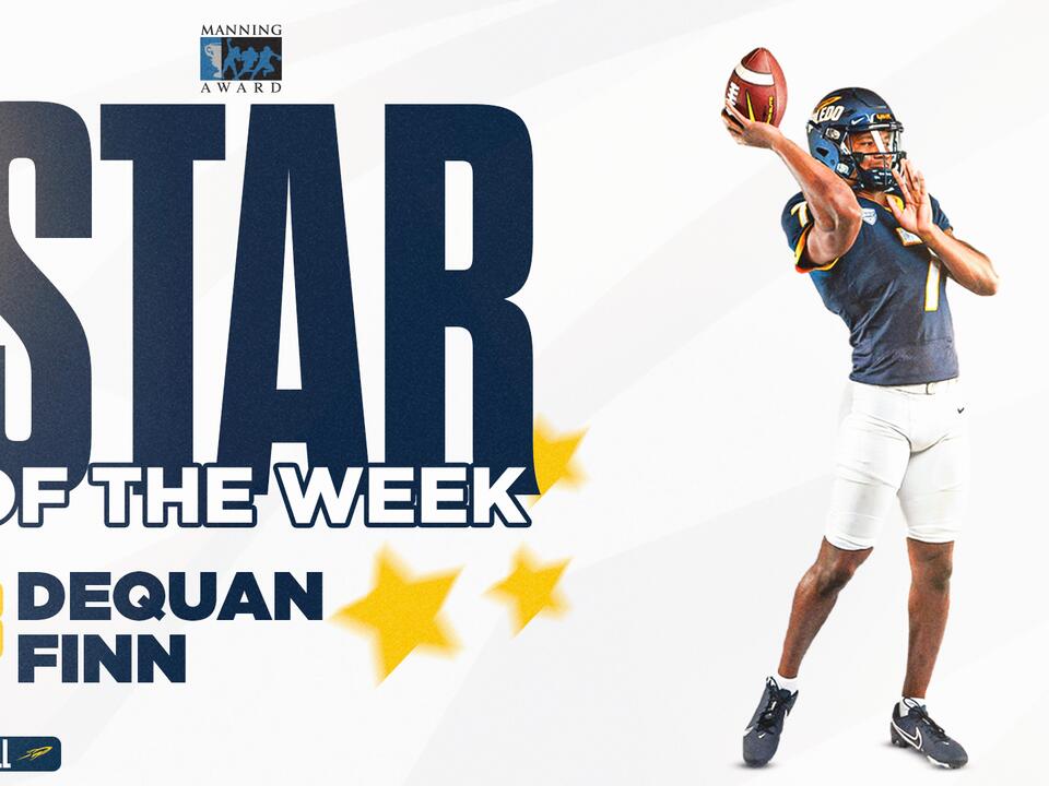 Dequan Finn Named Manning Award Star of the Week