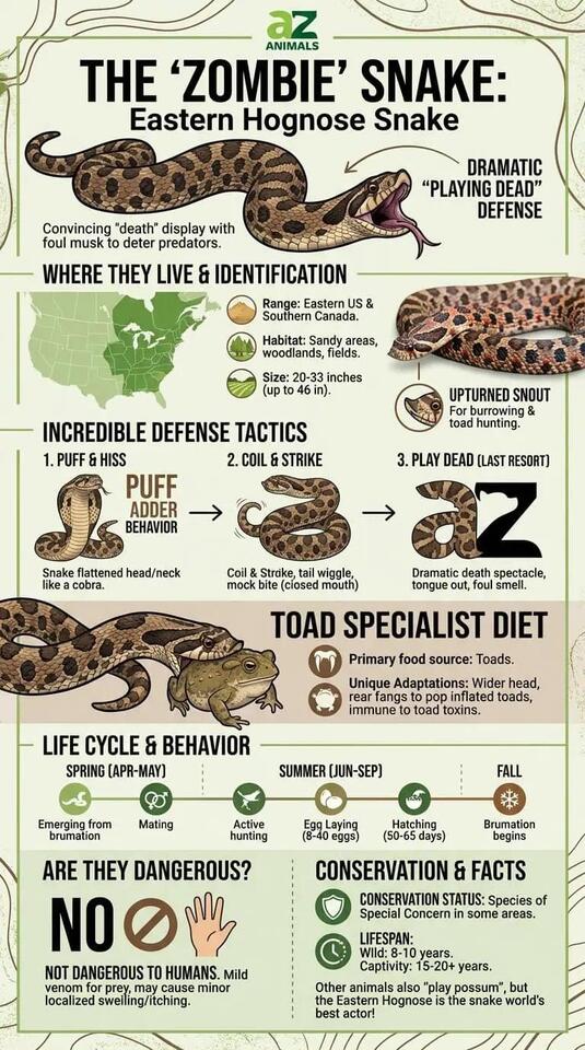 Zombie Snake Rises: Why This Harmless Reptile Fakes Its Own Death ...