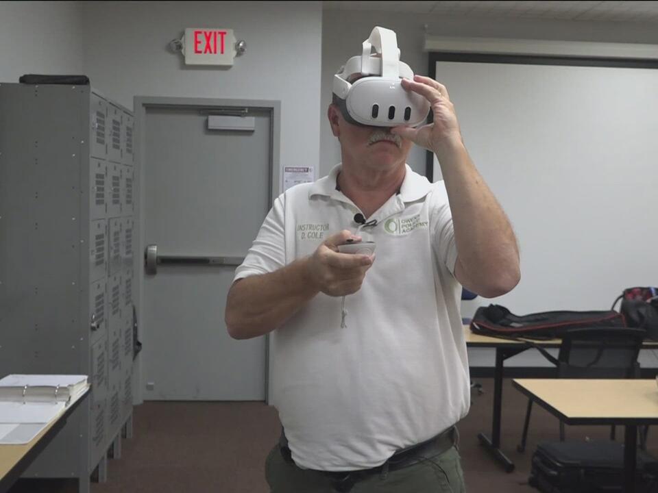 Law enforcement goes high tech with immersive virtual reality training