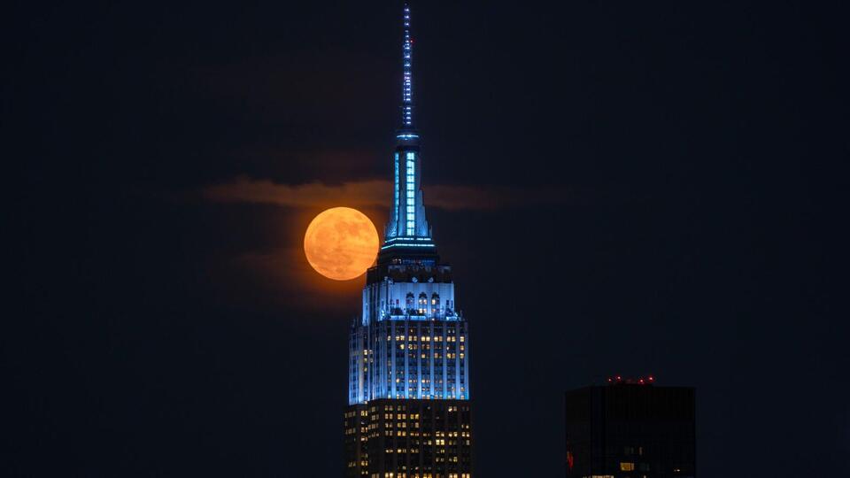 'Strawberry Moon' in pictures: Major lunar standstill sees June's full ...