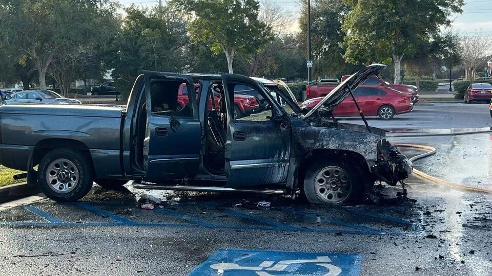 Child treated for smoke inhalation after truck fire at Destin Home ...