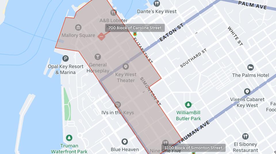 Rideshare Exclusion Zone in Place for Fantasy Fest Parade Night - NewsBreak