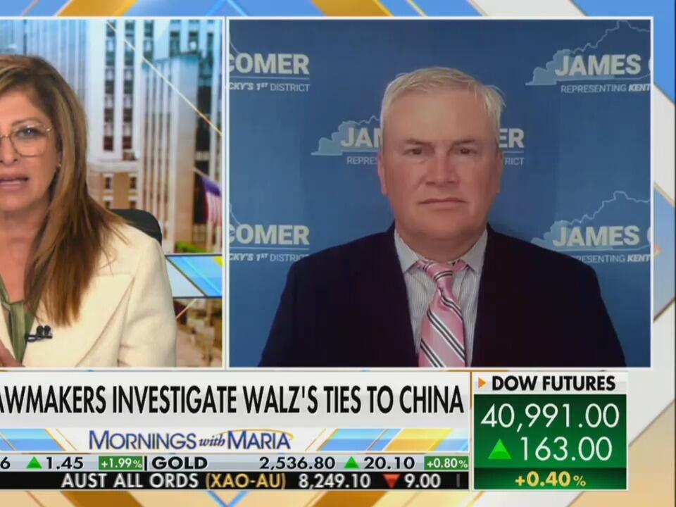 Fox’s Maria Bartiromo Asks James Comer If China Has Been ‘Grooming Tim ...