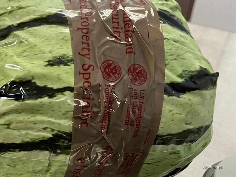 US border agents seize $5 million worth of meth hidden in fake watermelons