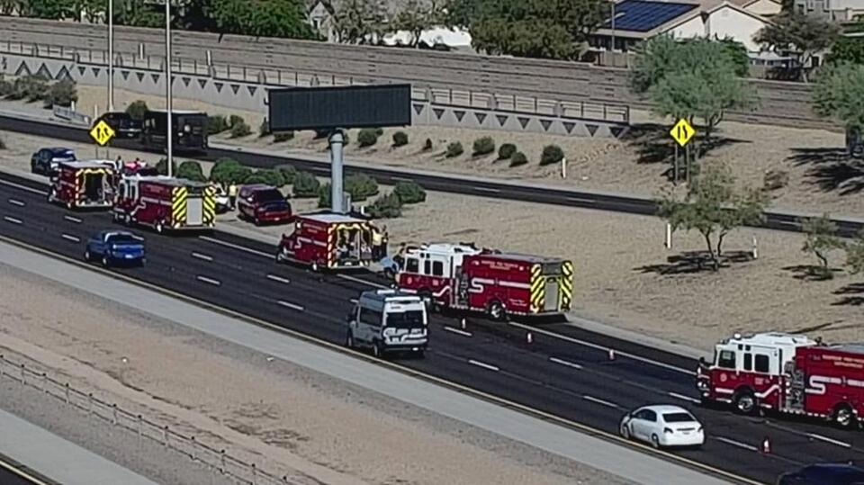 DPS: Several people taken to hospital after Loop 303 crash - NewsBreak