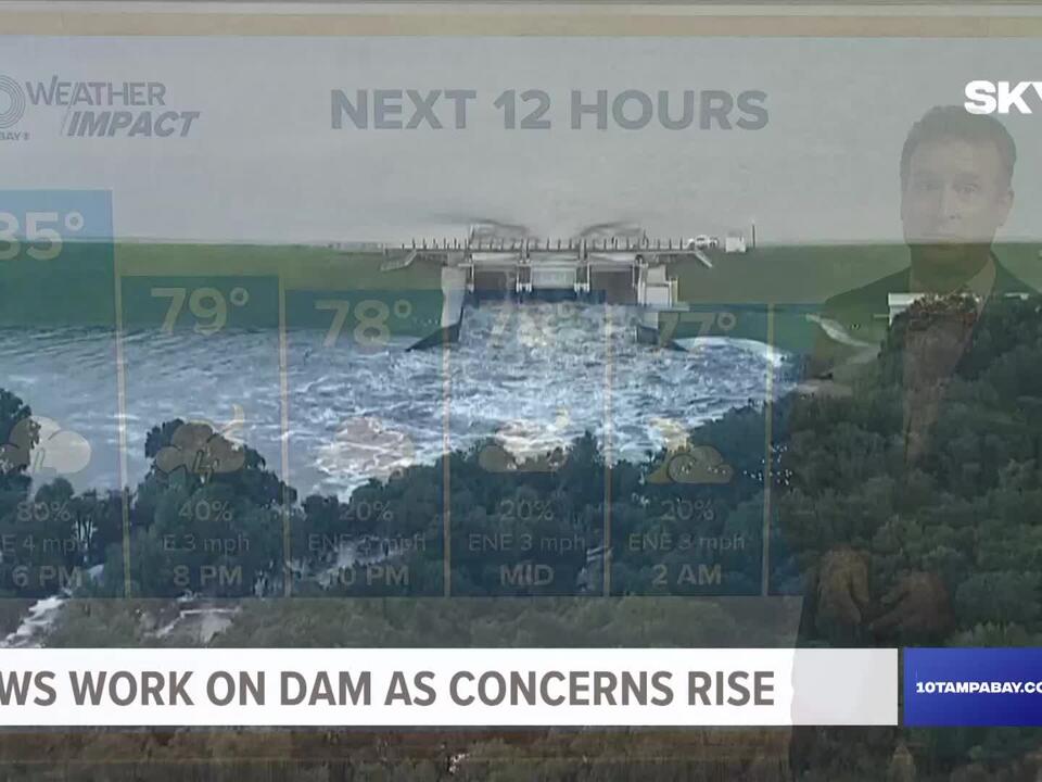 Manatee County crews work on dam as concerns rise in the community
