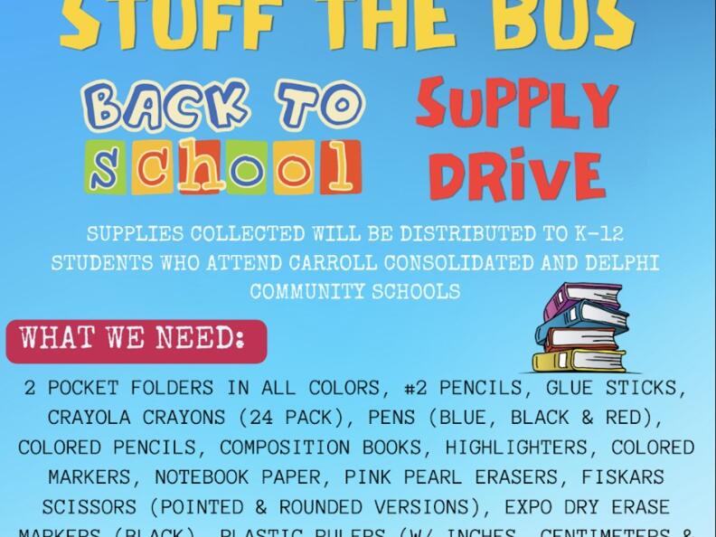 Carroll County Stuff the Bus Back to School Supply Drive Accepts ...