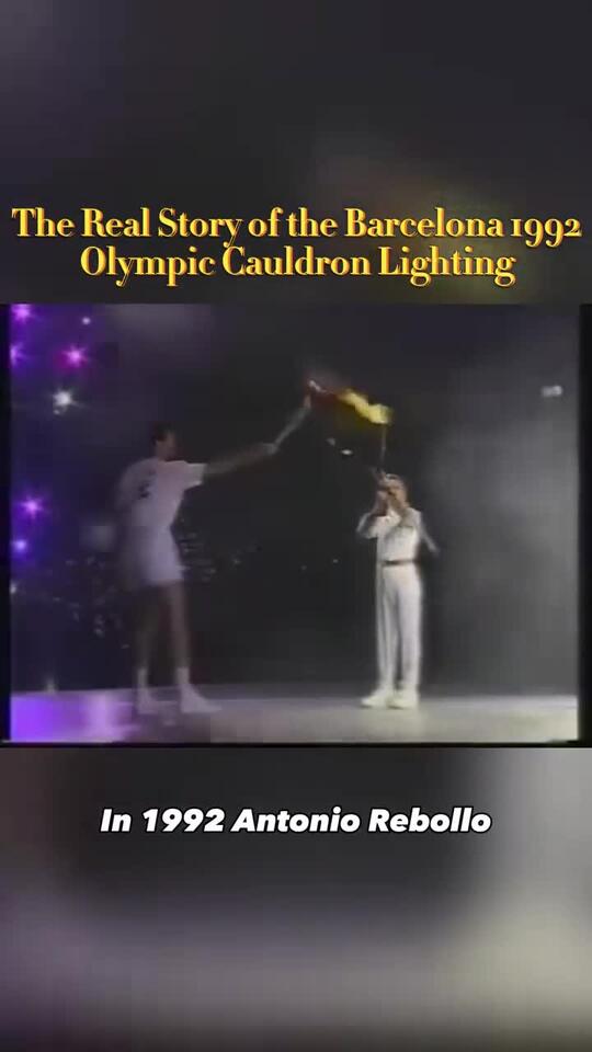 Barcelona Olympic Cauldron lightning 1992 #history #olympics #barcelona ...