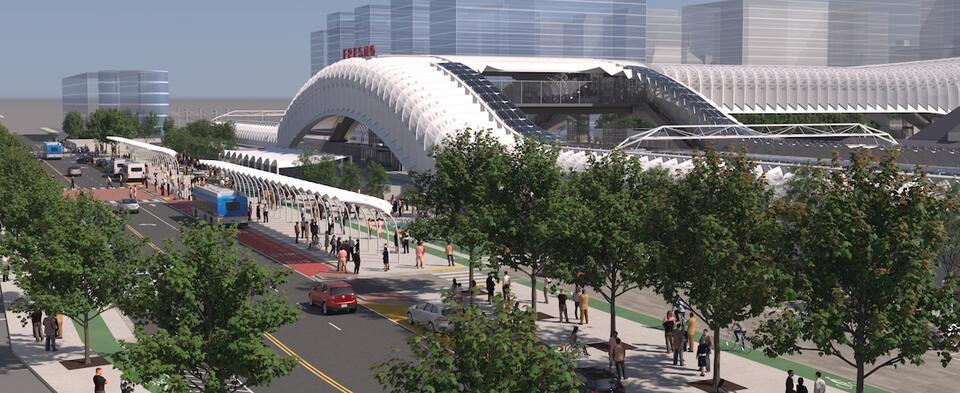 Fresno high-speed rail station design, construction boosted with $3B ...