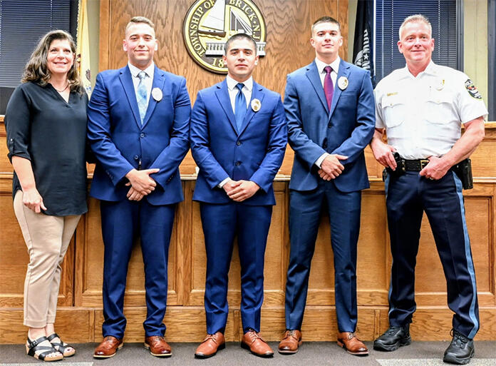 Brick Cop Promoted, Three Officers Join - NewsBreak
