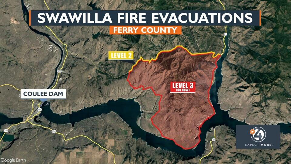 Swawilla Basin fire shuts down Keller Ferry - NewsBreak