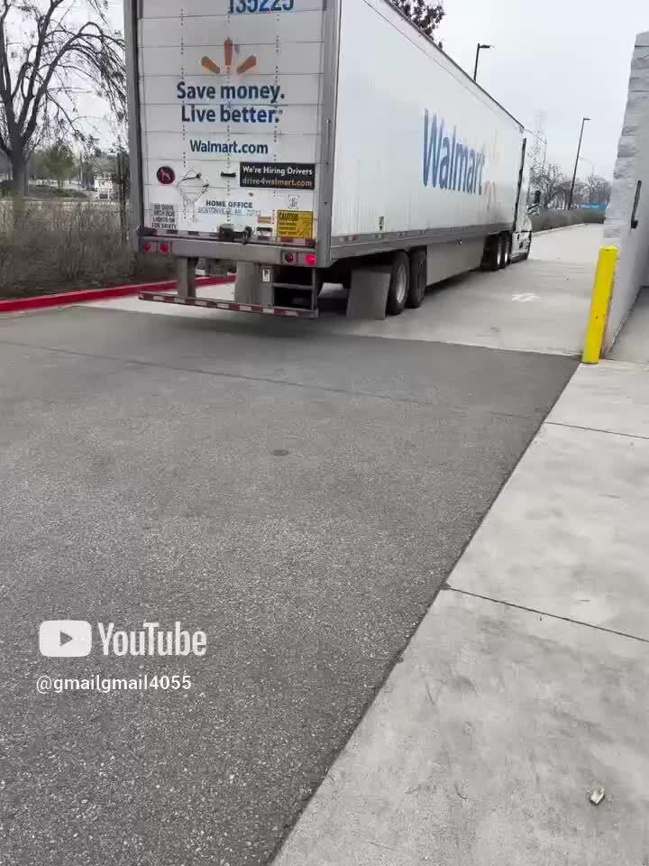 Walmart Driver cut me off and was rude also didn’t make a complete stop ...