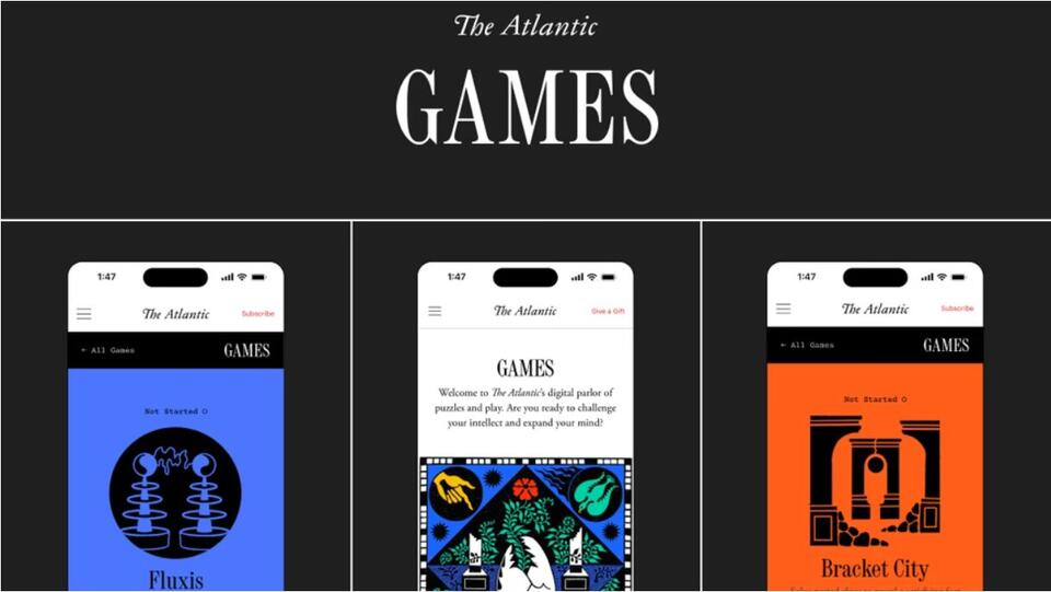 Introducing The Atlantic Games: A digital parlor of puzzles and play ...