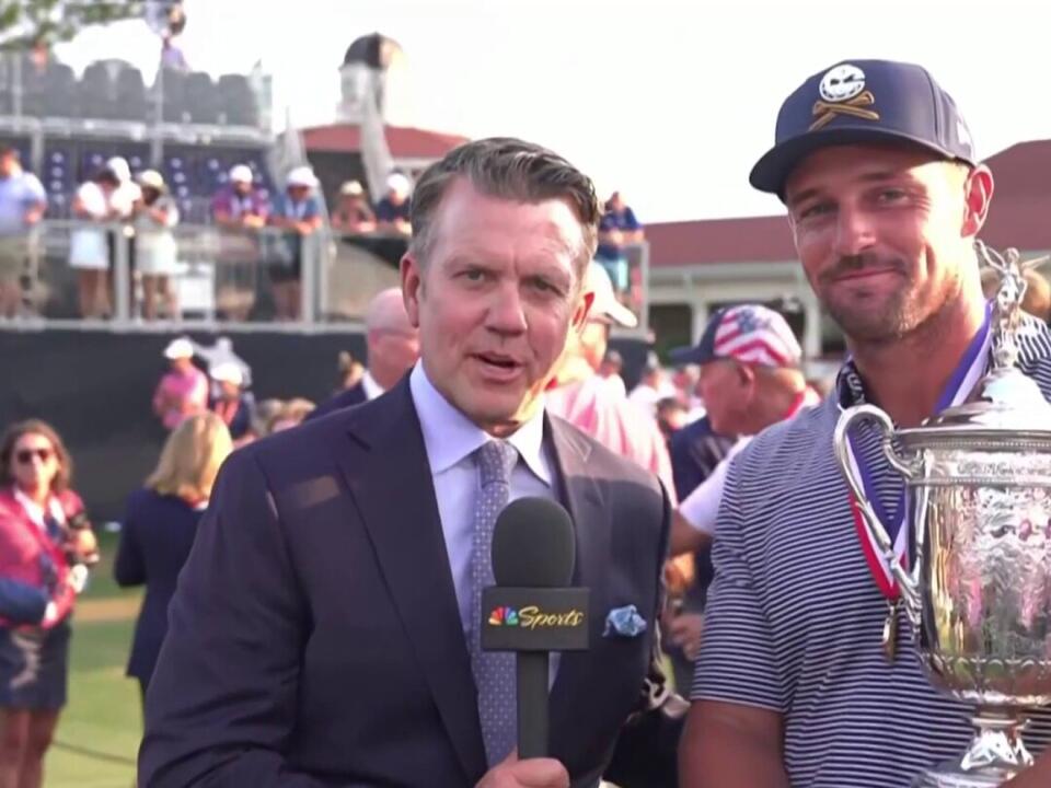 DeChambeau thought of father, Stewart during USO