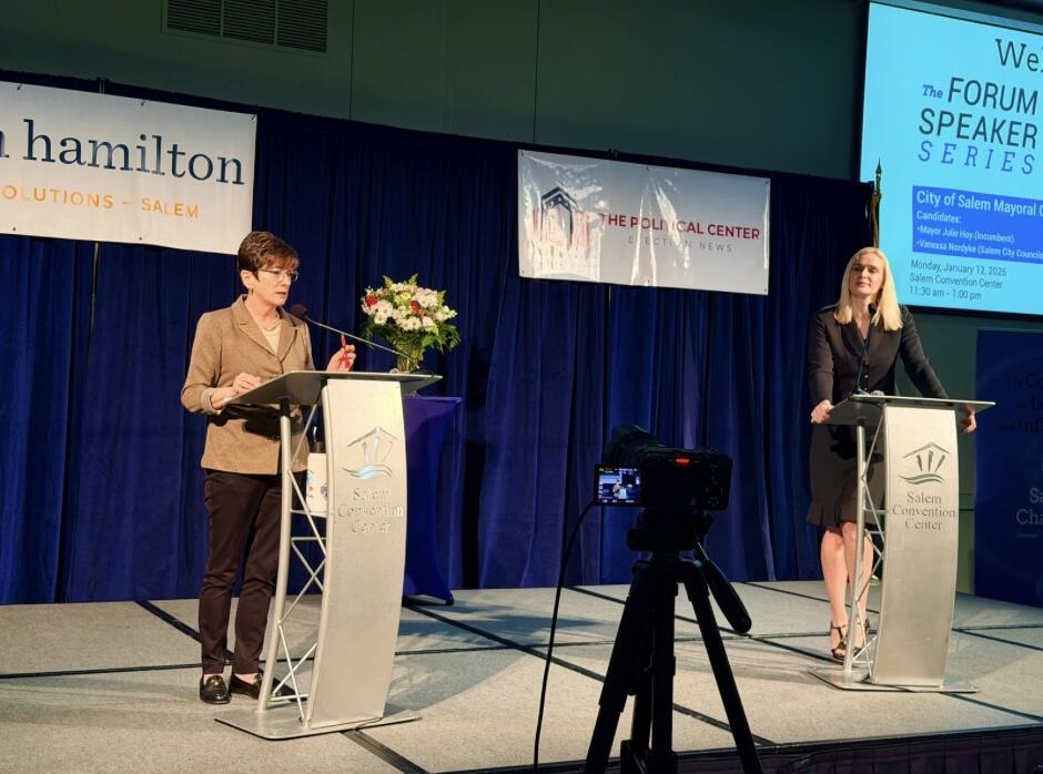 Salem’s First Mayoral Debate: Mayor Julie Hoy and City Councilor ...