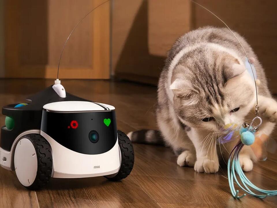 Cute modular robot is designed to keep your pets happy and fed