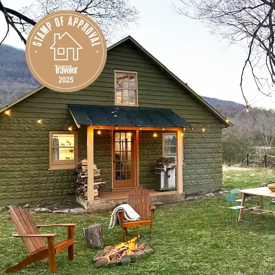 My Favorite Airbnb: A Cozy Cottage on a 400-Acre Blue Ridge Mountain ...