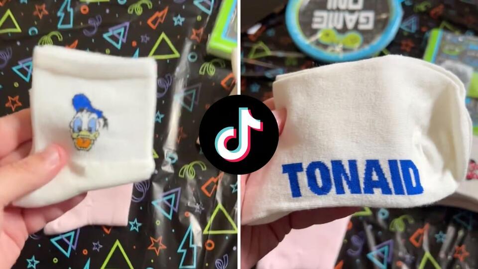 TikToker goes mega viral after buying Temu Disney socks that left him ...
