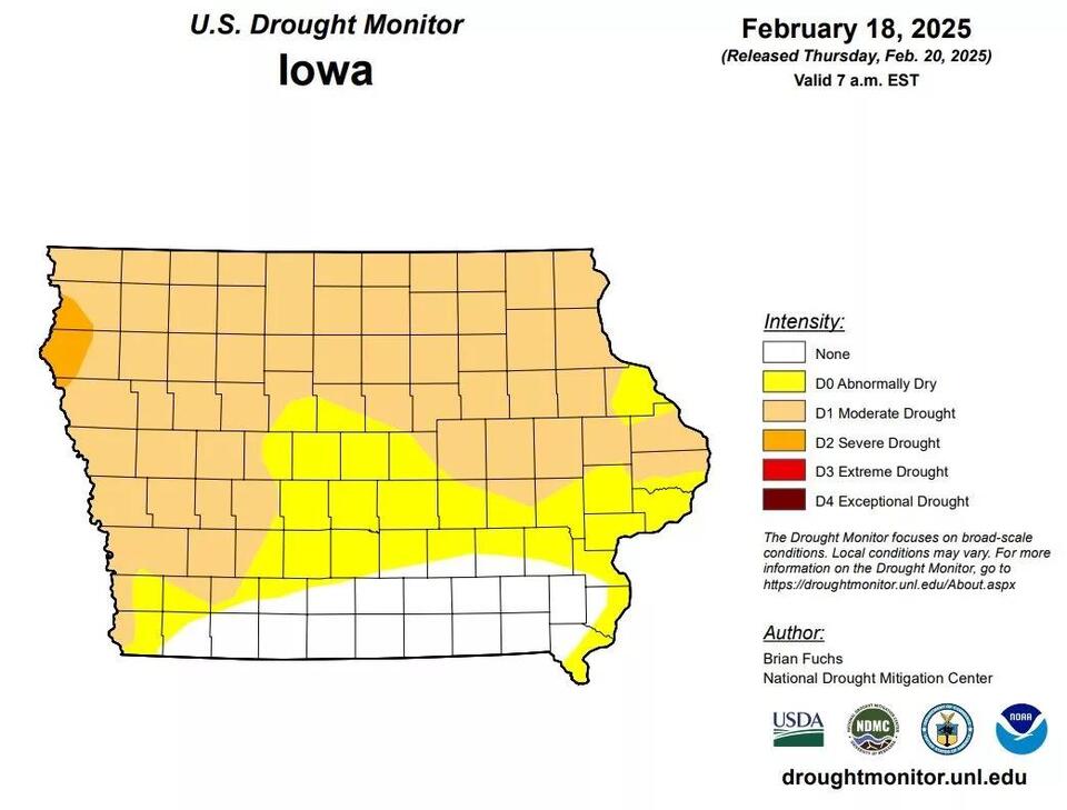 Dallas, Greene, and Guthrie Counties Still Seeing Dry Conditions After ...