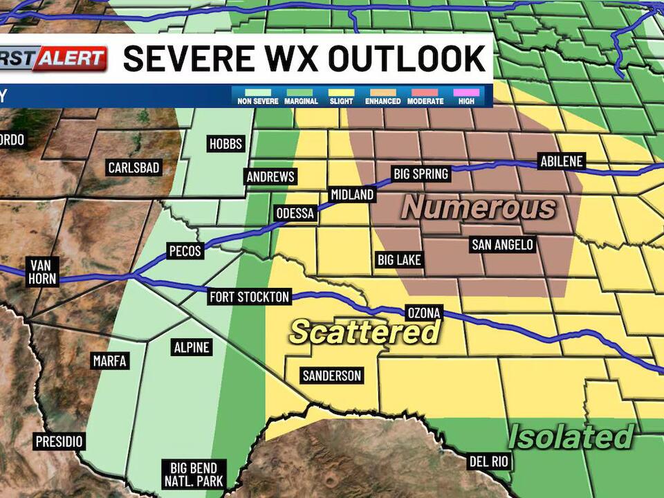 CBS7 FIRST ALERT DAY in effect Friday for the potential of strong to severe storms