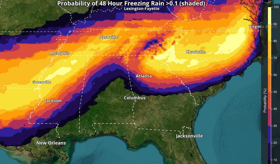 Winter storm watch: Parts of Alabama could get snow, ice, and freezing ...