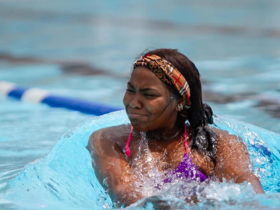 Tarrant County swim lesson reinforces pool safety, skills for drowning prevention