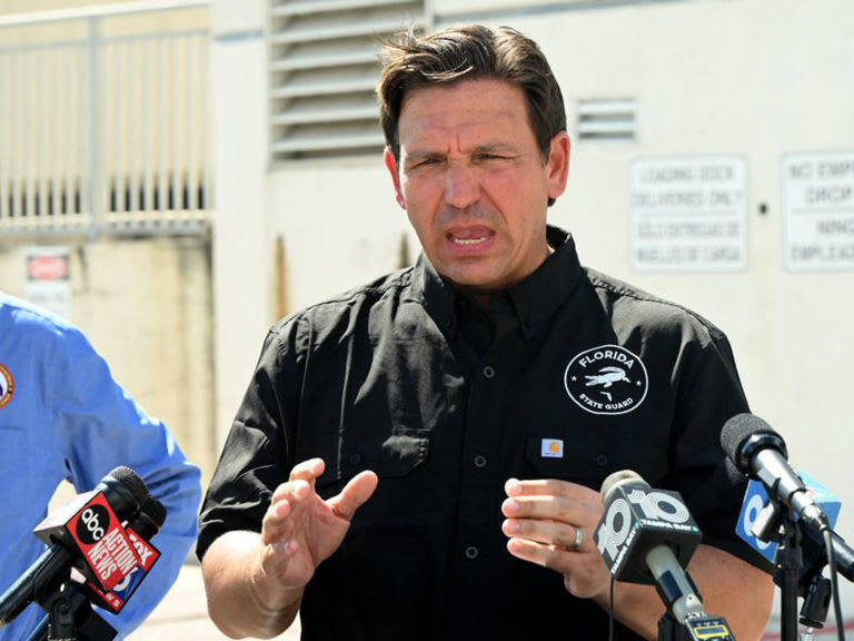 DeSantis Ramps Up His Beef With Harris After Ducking Her Hurricane Calls