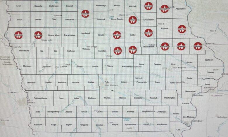 Number of Burn Bans in Iowa at 14 Counties - NewsBreak