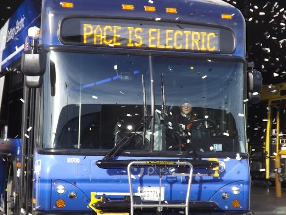 Waukegan to Welcome PACE's First Electric Bus Fleet, Free Rides for ADA ...