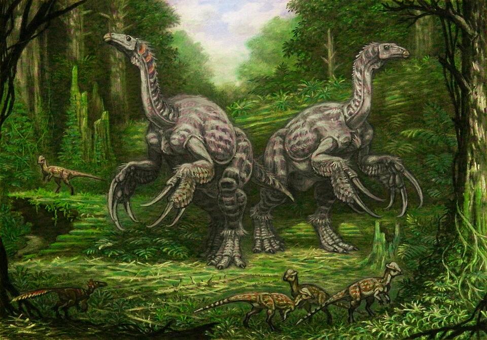 Therizinosaurus: Meet the Dinosaur With Claws That Could Reach Your ...