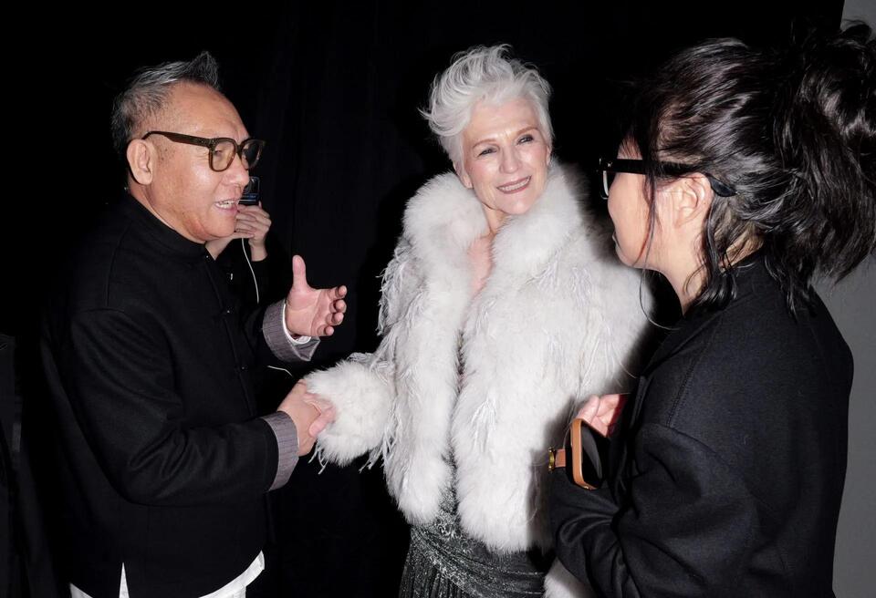 Who is Elon Musk's mom? Maye Musk walks at New York Fashion Week 2025 ...