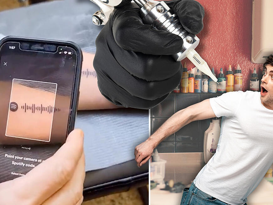 Spotify Tattoos: Scannable Ink Trend Can be Huge Gamble for Music Fans