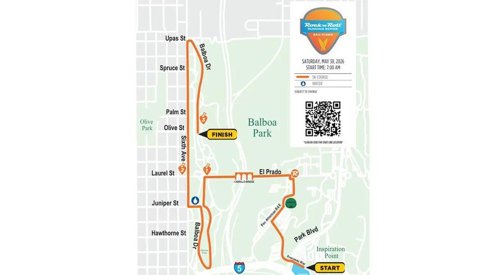 LIST: Roads closed this weekend for 2026 Rock ‘n' Roll San Diego ...