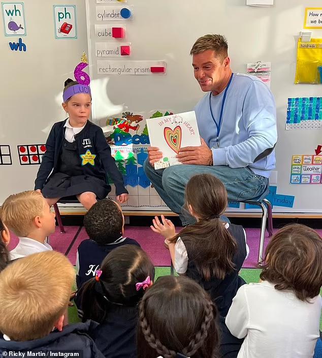 Ricky Martin lovingly shares rare snaps of daughter Lucia, six, and ...