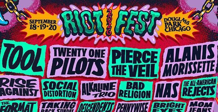 Riot Fest 2026 lineup announced, to feature Tool, Bad Religion, Angine ...