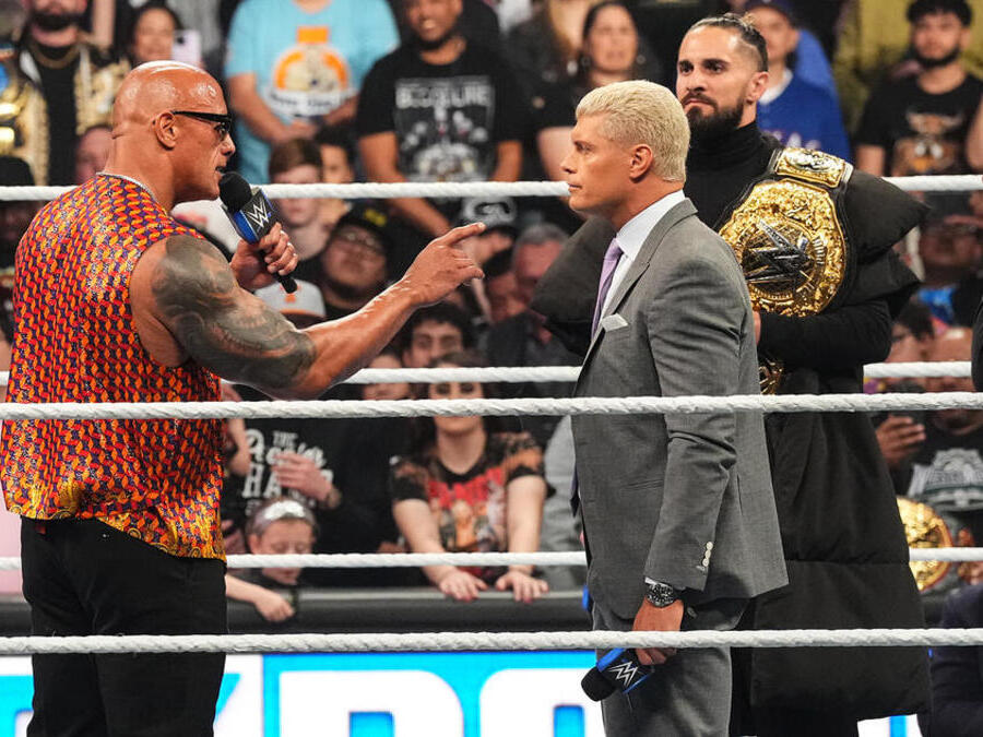 WWE SmackDown video highlights: Cody Rhodes slaps The Rock