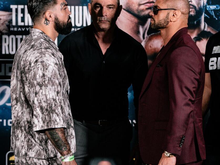 Watch Mike Perry, Thiago Alves engage in tense faceoff ahead of BKFC KnuckleMania IV showdown