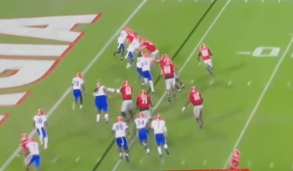Georgia Bulldogs true freshman RB Dwight Phillips scores TD on 1st ...