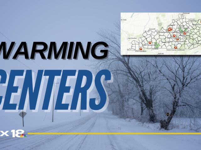 List of Kentucky warming centers ahead of the winter storm, over 100 ...