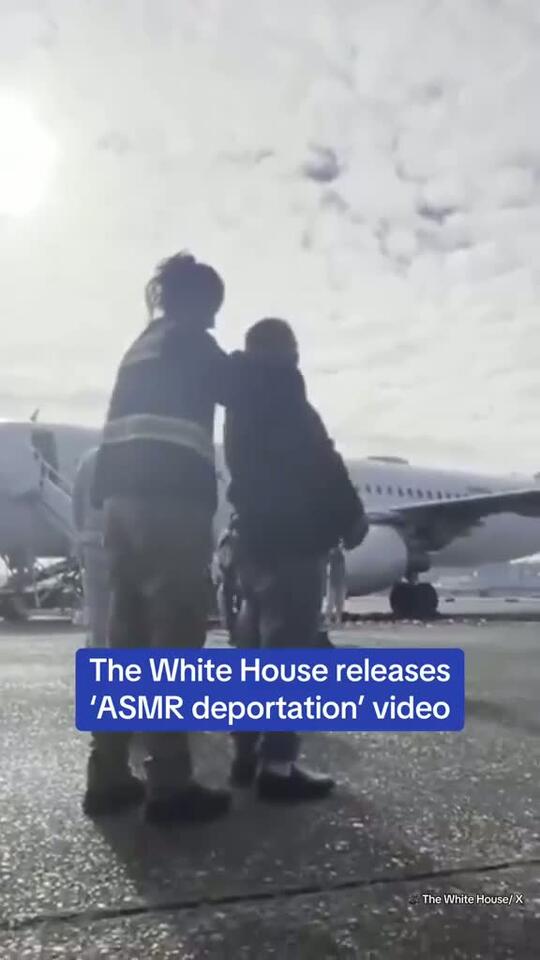 The White House has caused controversy after sharing an ASMR video of ...