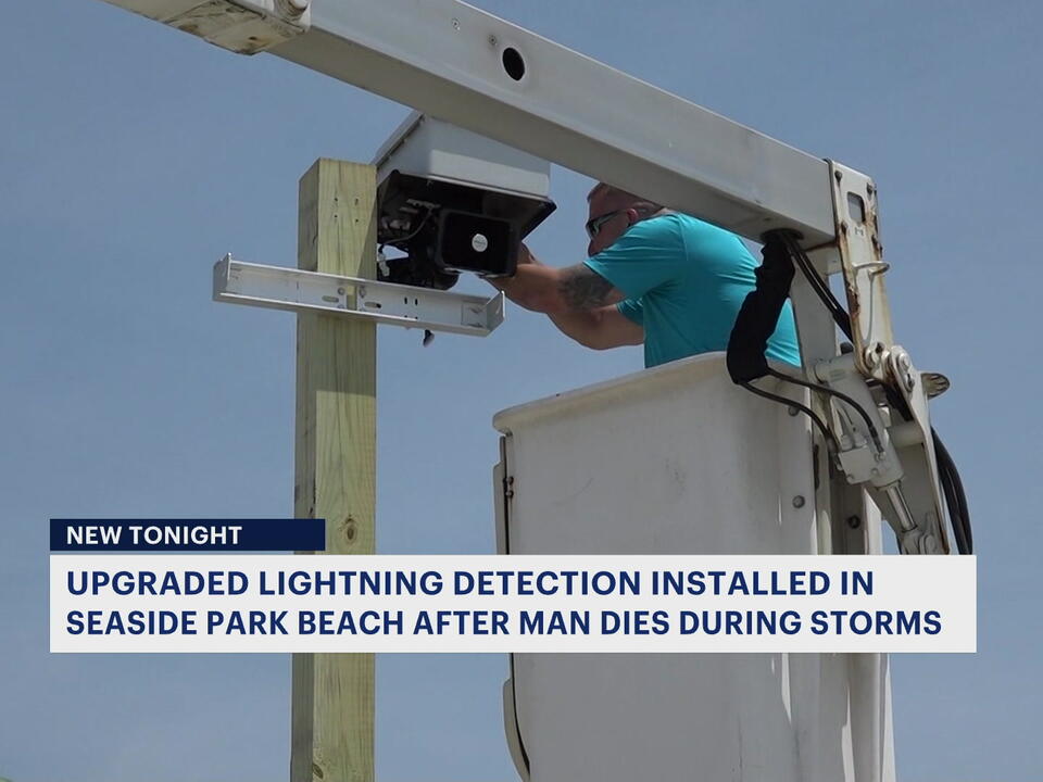 Seaside Park installs upgraded lightning detection warning system along ...
