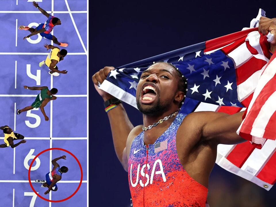 Noah Lyles captures Olympic gold in 100-meters in wild come-from-behind ...