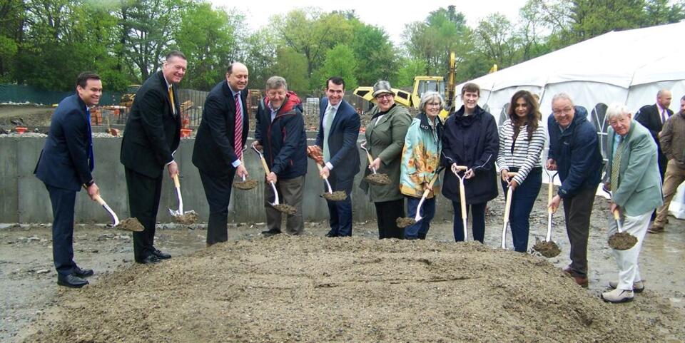 McManus Manor groundbreaking: rain is no deterrent - NewsBreak